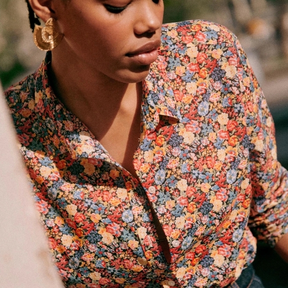 Sezane | Tops | Sezane Pierro Shirt | Poshmark